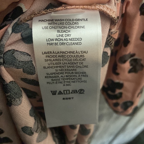 Maeve | Tops | Maeve Anthropologie Longline Leopard Rita Print ...